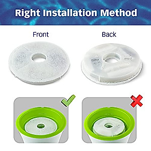 Filters for Catit Design Senses Fountains and Catit Flower Fountains, Pack of 6