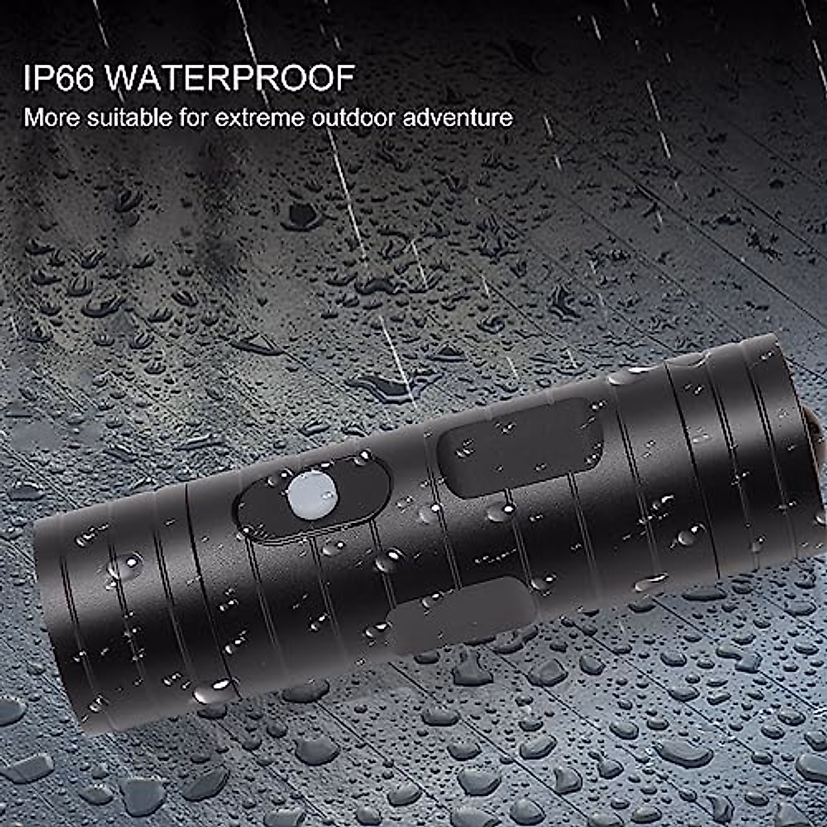 Jopwkuin Mini Sports Camera, Support Memory Card Aluminum Alloy Bike Helmet Camera Recorder Easy to Install USB Rechargeable IP66 Waterproof with LED Light for Outdoor