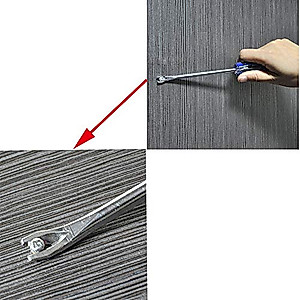 HJ Garden 2pcs Tack Puller Lifter Nail Staple Rivet Remover Screwdriver Removal Tool