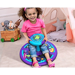 MindSprout Light-Up Space Twister | 360° Sit Twist and Spin, Toddler Toys Age 2, 3, 4, 5, Birthday for Boy Girl, 18 Months +, LED Lights, Kids Toy Indoor or Outdoor for 2 Year Old (Patent Pending)