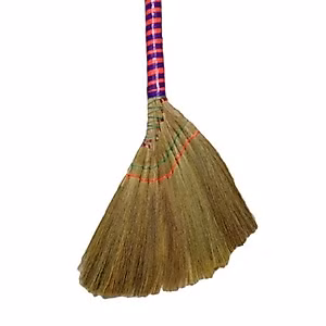 One Vietnamese Soft Fan (Straw) Broom, 40 Inch