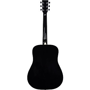 Stretton Acoustic Guitar Full Size Dreadnought 41 Inch Steel String Package D1 - Includes Everything a Beginner Needs To Get Started Playing Guitar - Black