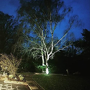 Explux 250 Watt Equivalent PAR38 LED Flood Light Bulbs, Super Bright 3300 Lumens, Dimmable, Full-glass Outdoor Waterproof & Anti-Ageing, 5000K Daylight Spotlight, 2-Pack