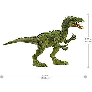 Mattel Jurassic World Dinosaur Action Figure Masiakasaurus, Fierce Force Dino Toy with Single Strike Feature, Posable Joints