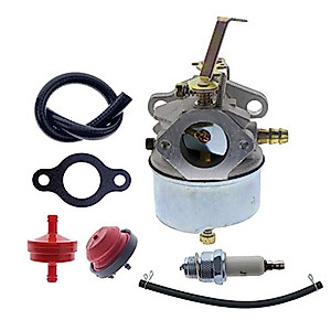 Cnfaner 631793 Carburetor for Tecumseh 631440 H70 H80 7HP 8HP 9HP Snowblower with Gasket Kit
