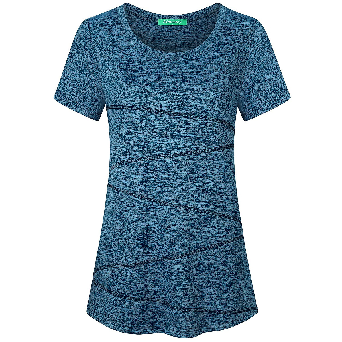 Kimmery Womens Workout Tops for Women Tops for Women Casual Summer Tops Athletic Tops for Women Yoga Tops Summer Shirts Blue L