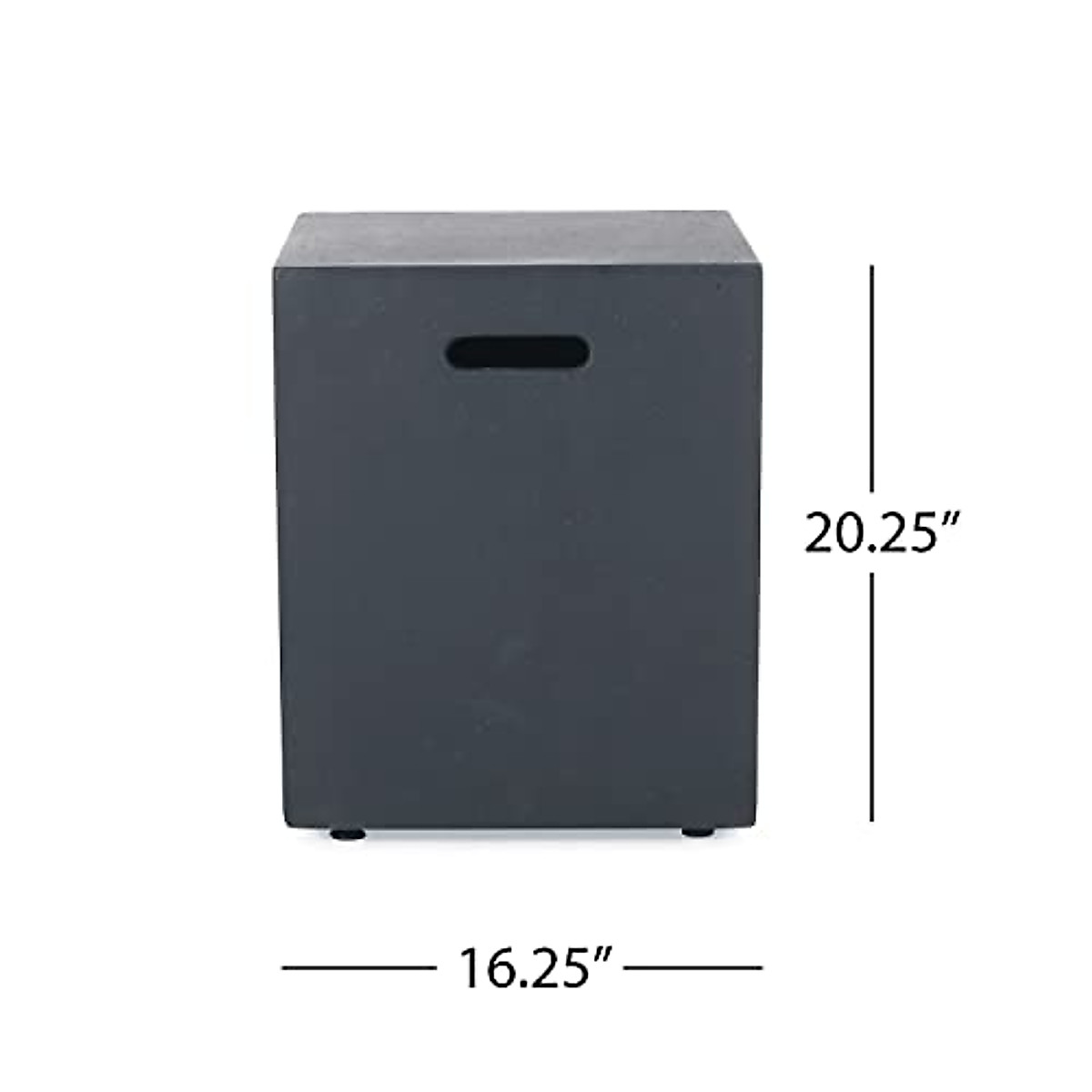 Christopher Knight Home Caroline Outdoor Fire Pit, Dark Gray