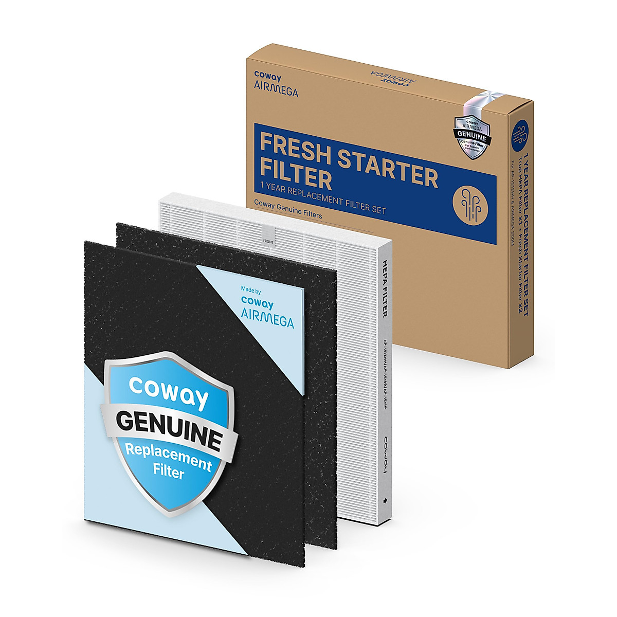 Coway Airmega AP-1512HH Air Purifier Replacement Filter Set, 1 Count (Pack of 1), White