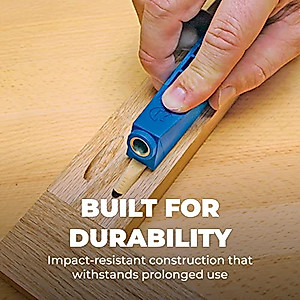 Kreg MKJKIT Mini Jig Kit - Simple, Compact Kreg Pocket-Hole Jig - Create Strong Joints Without Glue - For Tight Spaces & Small Projects - Unlimited Material Thickness