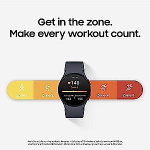 SAMSUNG Galaxy Watch 6 40mm LTE Smartwatch w/ Fitness Tracker, Personalized HR Zones, Advanced Sleep Coaching, Heart Monitor, BIA Sensor, Biggest Screen, US Version, Gold