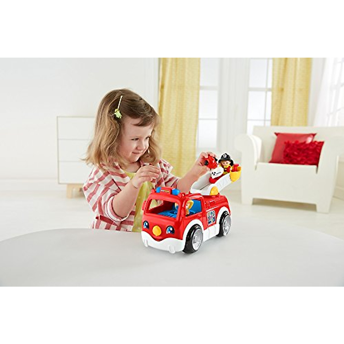 Fisher-Price Little People Lift 'n Lower Fire Truck