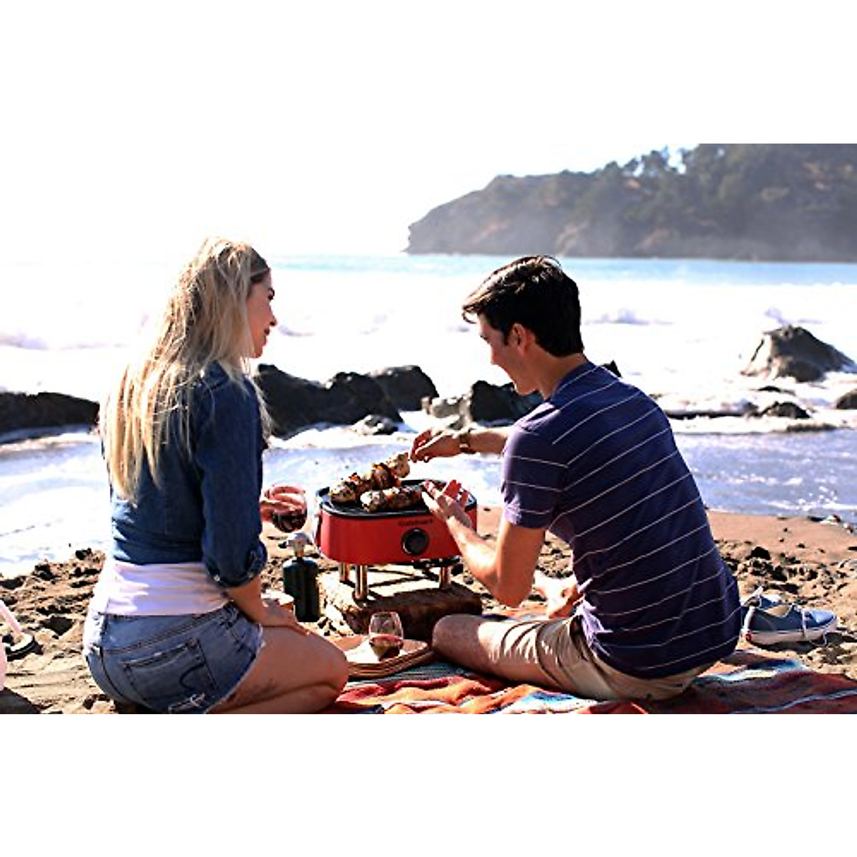 Cuisinart CGG-750 Portable, Venture Gas Grill, Red
