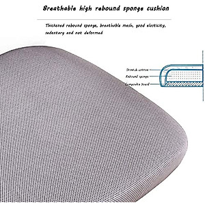 MayNuo Chair Ergonomic Computer Chair Lift Swivel Chair Office Chair Mesh Seat Pedal Positive Posture Chair Game Chair/Gray