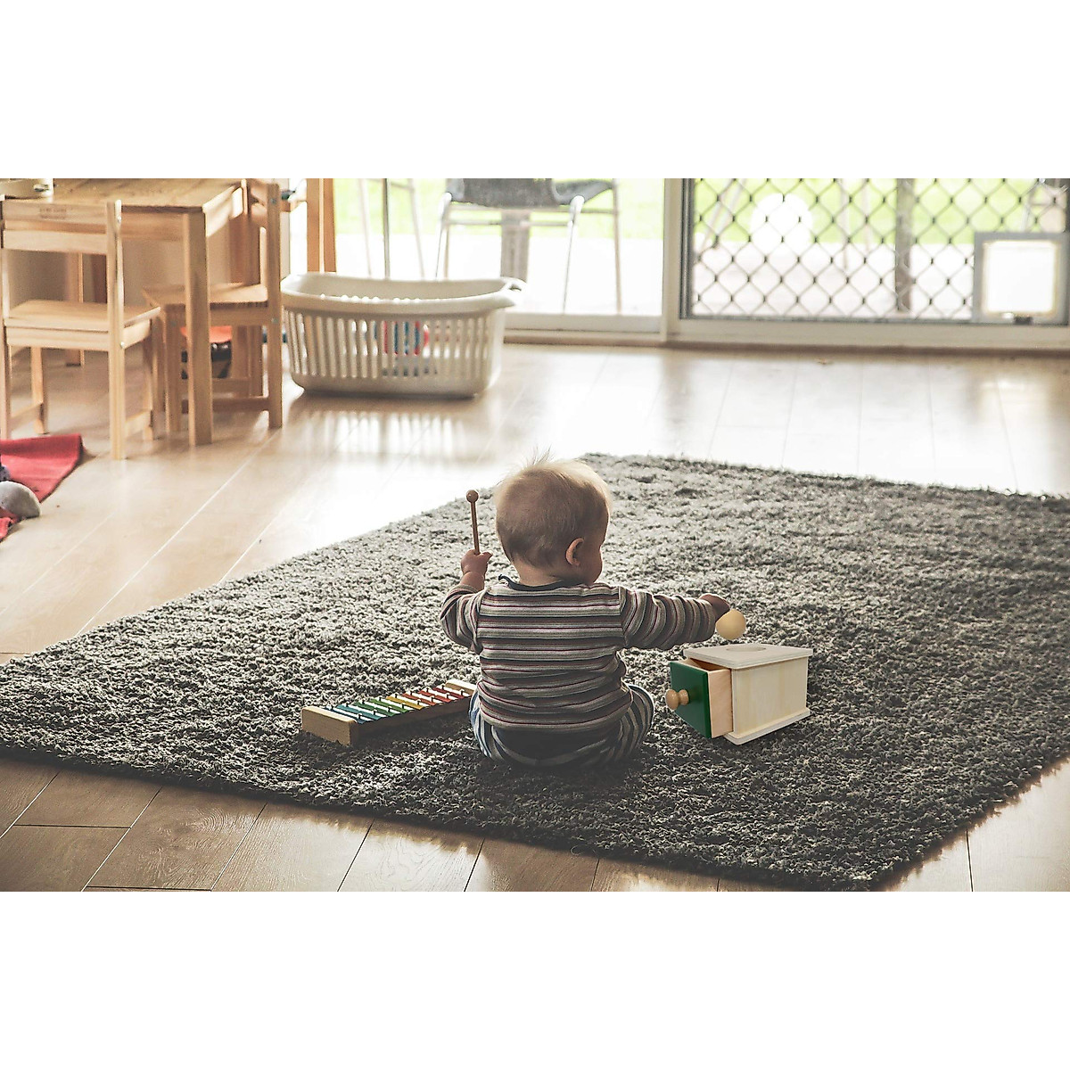 SpeechTeach Montesorri Toys for Baby, Object Permanence Box for Infant, Ball Box, Great for Toddlers and Babies, 2, 3, and 4 Year Olds, Comes with 1 Ball