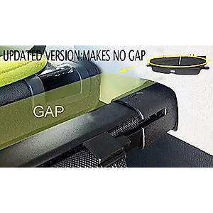 kaungka Cargo Cover Retractable for 2015-2024 Ford Edge Black (There is no Gap Between The Back Seats and The Cover)