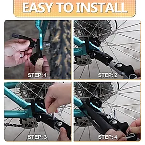 Bike Trailer Hitch Connector Coupler Bicycle Adapter for Children's Trailers,Cargo and Pet Bicycle Trailers,Black Adapter Accessories by Cenipar