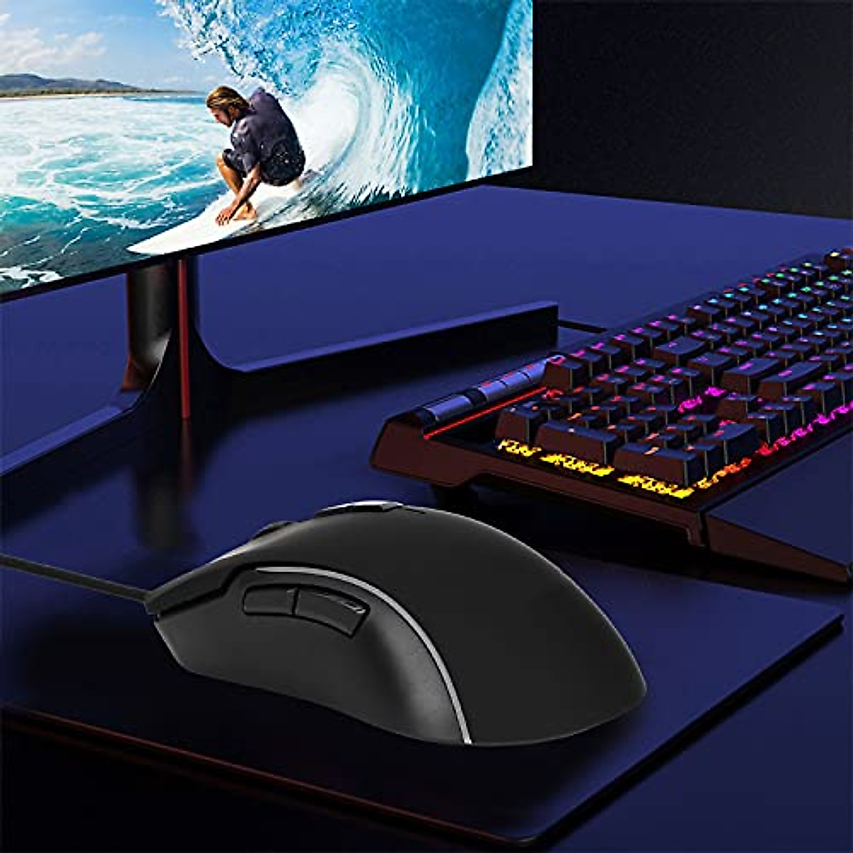 Gaming Mouse, Computer Mice Mouse Gamer Portable Mouse for Home Office School