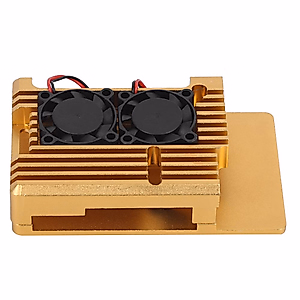 Protection Enclosure Box Armor Case W Dual Cooling Fan Confidential Structure Industrial for Raspberry Pi 3 Model 2B 3B