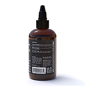 SO Jamaican Black Castor Oil Fast Absorbing, Promote Beard and Hair Growth, Best Oil For Men's & All Hair Textures, Strong Healthy, Brown, Bamboo Lotus, 4 Fl Oz