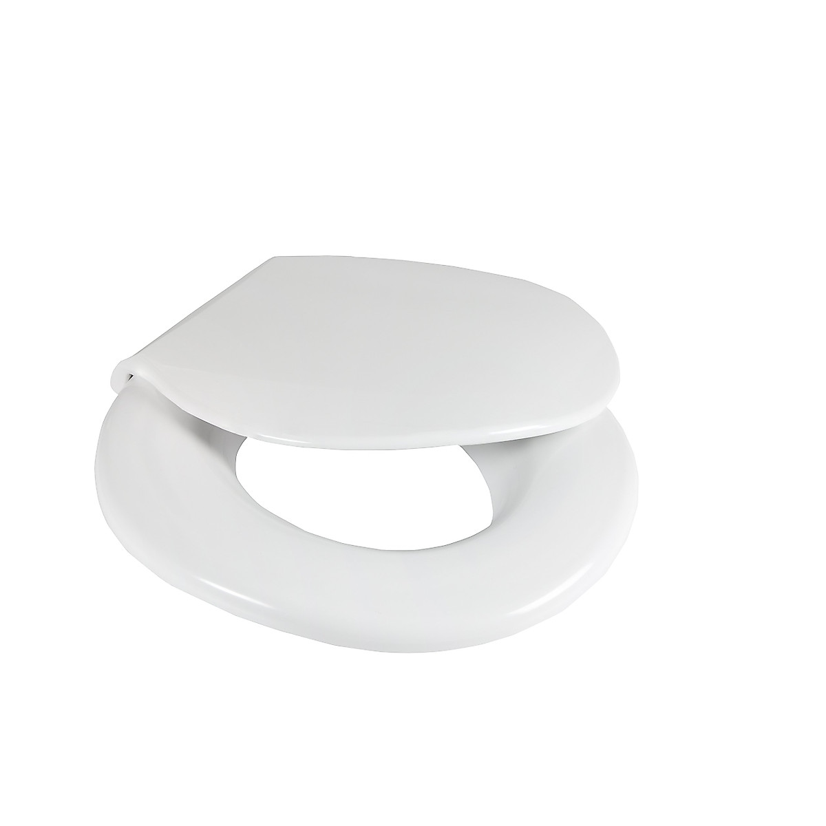 Big John Products 2445646-1W Closed Front with Cover Oversize Toilet Seat, White