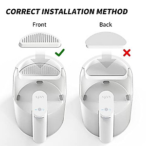 uahpet 6 Pack Replacement Filters & 12 Pack Replacement Filter Sponges for 67oz/2L Automatic Pet Fountain Cat Water Fountain Cat Water Dispenser