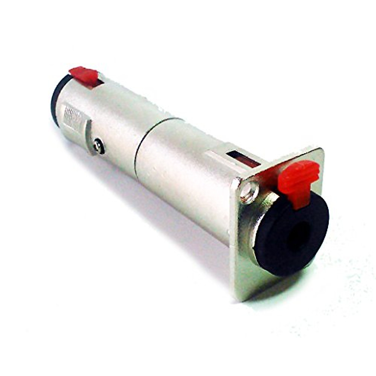 Chrome Solderless 1/4" Locking Jack TS and TRS for Pedalboards