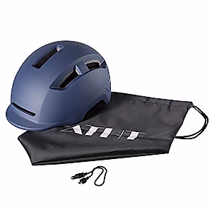 Adult Men Women Bike Helmet with Integrated Taillight for Urban Commuter Cycling Scooter E-Bike Skateboard