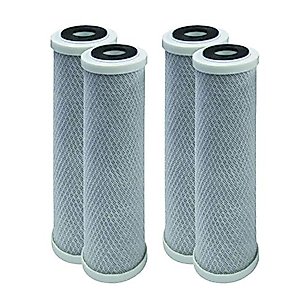 4-Pack Compatible for Watts MAXETW-975 10-Inch 5-Micron for Multi-Cartridge Whole House Water Filter with Solid Block Activated Carbon