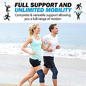 POWERLIX Compression Knee Sleeve for Women & Men, Medical Knee Brace for Arthritis & Knee Pain Relief, meniscus tear & Injury Recovery, Knee Support & Protection for Working out, Running & All Sports