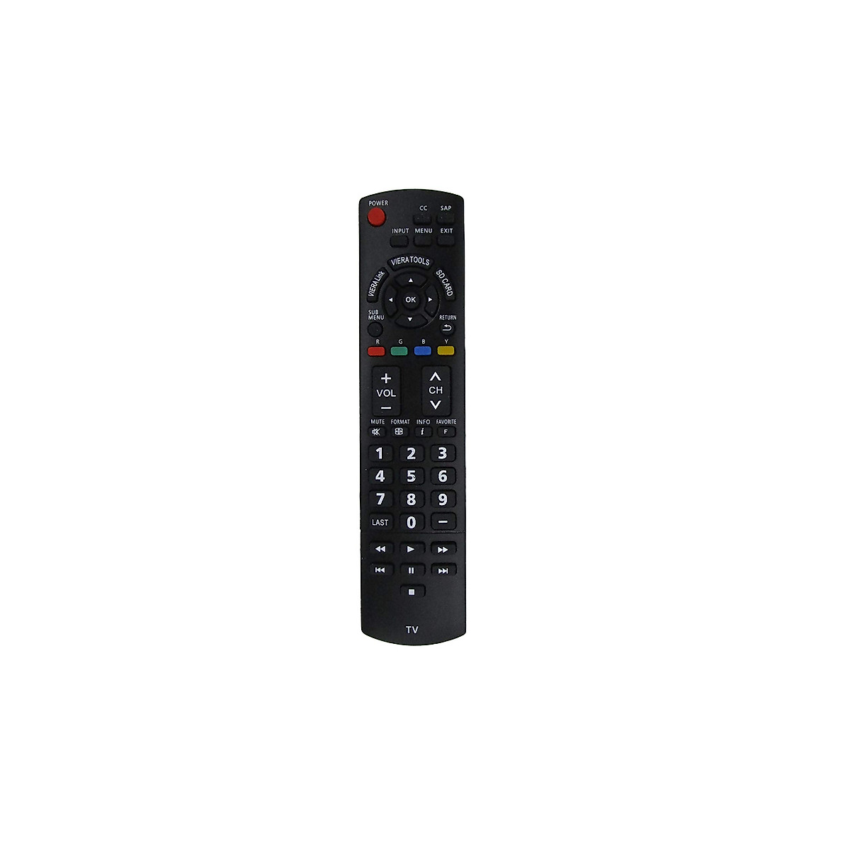 HCDZ Replacement Remote Control for Panasonic Viera TC-P60U50 TC-P60U502 N2QAYB000705 N2QAYB000704 TC-P42UT50 TC-P42XT50 TC-P50UT50 TC-P50XT50 Full HD Plasma HDTV TV