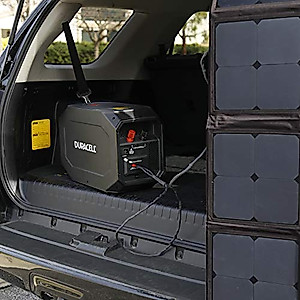 Duracell Power Source Electric Generator, Solar Capable, Gasless, Quiet, 1440W Output Power Inverter, High Capacity Power Bank