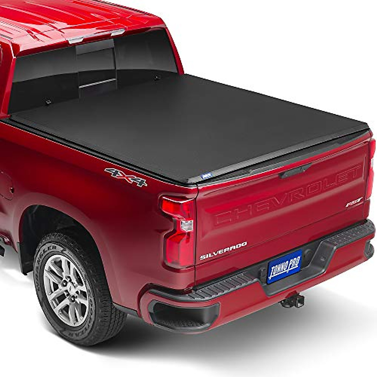 Tonno Pro Tonno Fold, Soft Folding Truck Bed Tonneau Cover | 42-502 | Fits 2007 - 2013 Toyota Tundra (includes track sys. clamp kit) 6' 7" Bed (78.7")