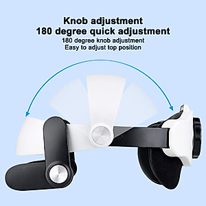 Head Strap for Quest 2, Replacement Comfort Head Strap Accessories, and Detachable VR Headband for Quest 2