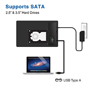 Vantec CB-ST00U3 NexStar USB 3.0 to SATA 6Gbps Optical/Storage Adapter, Black