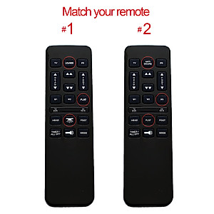 Richmat Wireless Remote Control Replacement Model HJH55 for Adjustable beds (#1)