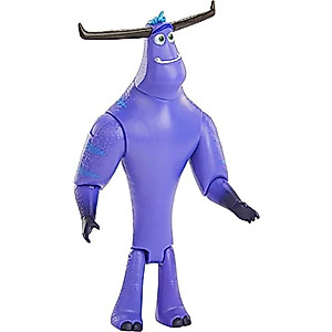 Mattel Monsters at Work Tylor Tuskmon Action Figure, Collectible Disney Plus Character Toy, 7.9-in Tall Highly Posable with Authentic Detail, Kids Ages 3 Years & Older