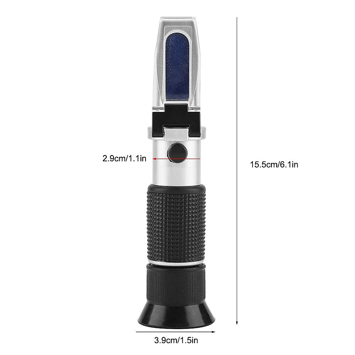 OKJHFD Alcohol Refractometers,Professional Portable Hand Held Grape and Wine Alcohol Refractometers,0-25% Vol 0-40% Brix 0-22 Baume Refractometers