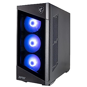 MPG Velox by MSI Gaming Desktop (NVIDIA GeForce RTX 3080 (~ 4070), Intel 8-Core i7-11700F Processor, 32GB DDR4 RAM, 512GB NVMe SSD + 3TB HDD, Windows 11 Home) Gamer PC Computer