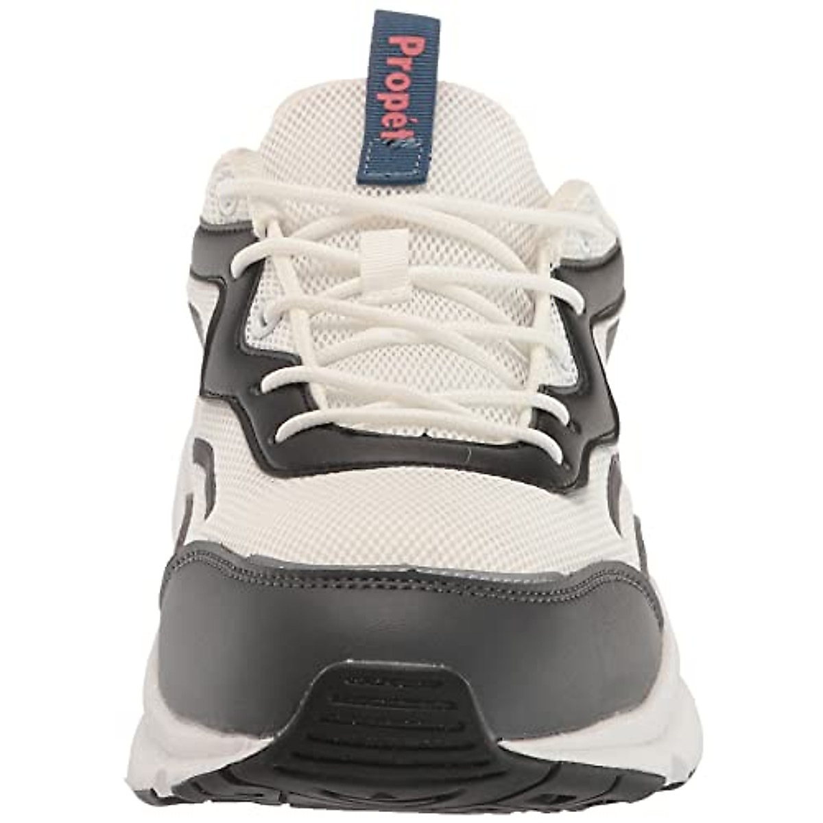 Propét Women's Stability Marvel Sneaker, Red/Charcoal, 8.5 US