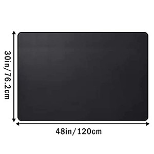 48×30 Inches Under Grill Mat, BBQ Floor mats, Fire Resistant Mat for Fireplace, Floor Protective Rug for Indoor Outdoor, Reusable Under Grill Mat, Durable Fireproof Mat