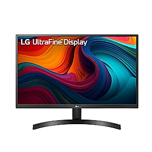 LG 27UK500-B Monitor 27” UltraFine (3840 x 2160) IPS Display, AMD FreeSync Technology, sRGB 98% Color Gamut, HDR 10, OnScreen Control, Wall Mountable - Black