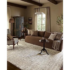 Loloi Amber Lewis x Honora Ivory/Natural 6'-7" x 9'-2" Area Rug