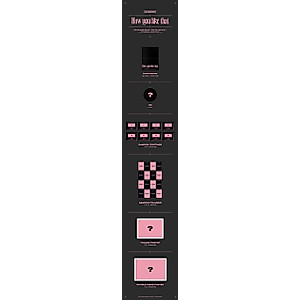 Blackpink 'How You Like That' Special Edition CD+1p Double Sided Poster+1p Folded Poster On Pack+132p PhotoBook+1p Post+1p Polaroid+Message PhotoCard Set+Tracking Kpop Sealed