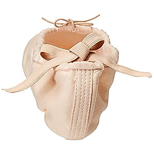Sansha unisex-adult Pro 1 Canvas Ballet Slipper,Light Pink,6 M (4 M US Women's)