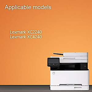 SAIBOYA Remanufactured High Capacity XC2240 XC4240 Toner Cartridge (24B7161 24B7158 24B7159 24B7160) Replacement for Lexmark XC2240 XC4240 Printers,Black 9000&CMY 6000 Pages.