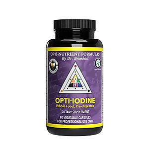 Dr. Brimhall Opti-Nutrient Opti-Iodine 90 Capsules (45 Servings). Whole Food Iodine That Strengthens and Improves Endocrine Function.