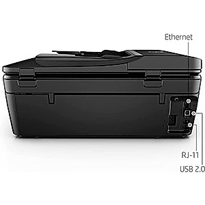 HP Envy Photo 78-55 All-in-One Wireless Color Inkjet Printer - Black -Print Copy Scan Fax - 15 ppm, 4800 x 1200 dpi, 2.65" Touchscreen CGD, 35-Page ADF, Auto 2-Sided Printing, Ethernet, WiFi