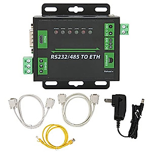 GUPE Industrial RS232485 to ETH, RS232RS485 to Ethernet Converter MDIMDIX Ethernet Interface 32bit ARM Processor Low Power for Computer Accessories