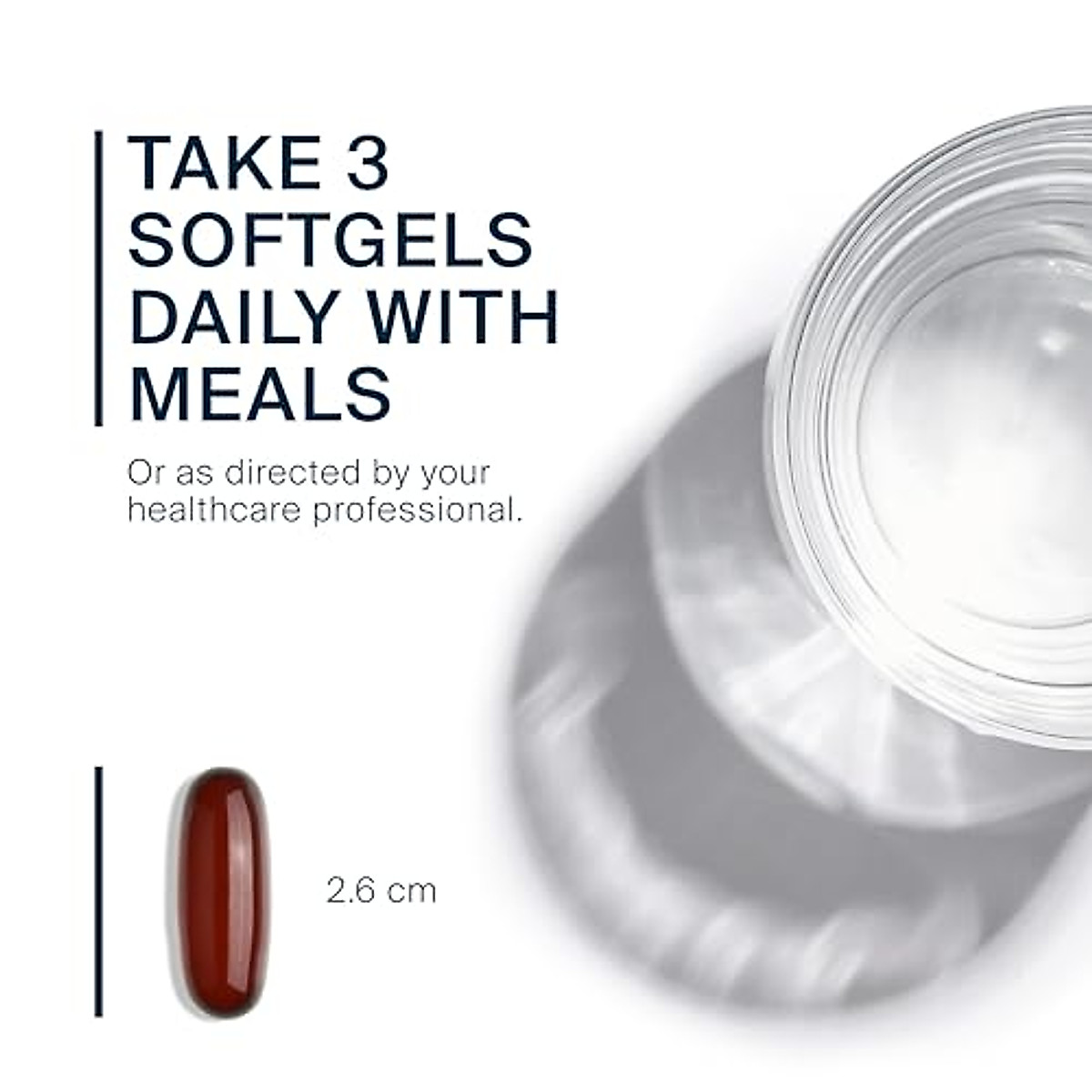 Vital Nutrients Flax Seed Oil 3000mg | Cold Pressed Flax Oil with high concentration of ALA for Heart Health* | Gluten, Dairy and Soy Free | Non-GMO | 100 Softgels