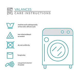 Lush Decor Boho Macrame Textured Cotton Valance/Kitchen Curtain/Wall Decor, 30" L x 40" W, Neutral